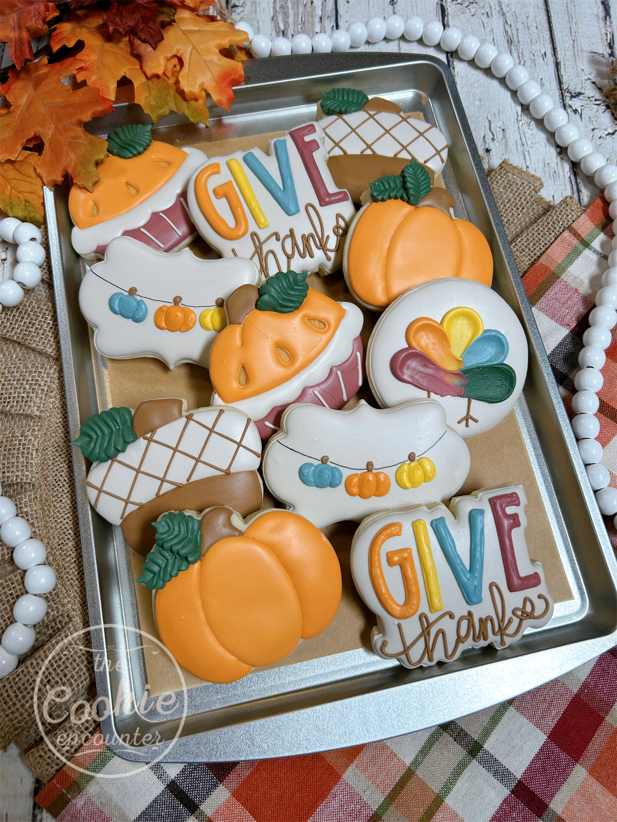 Give Thanks Cookies (by the dozen)